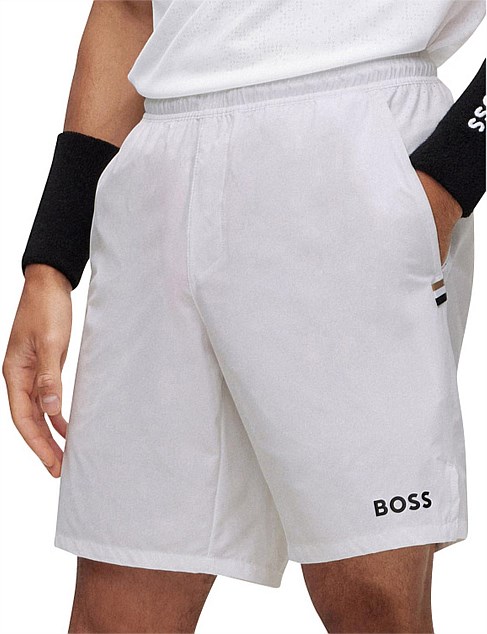 Boss Boss X Matteo Berrettini Performance Shorts With Logo Detail ...