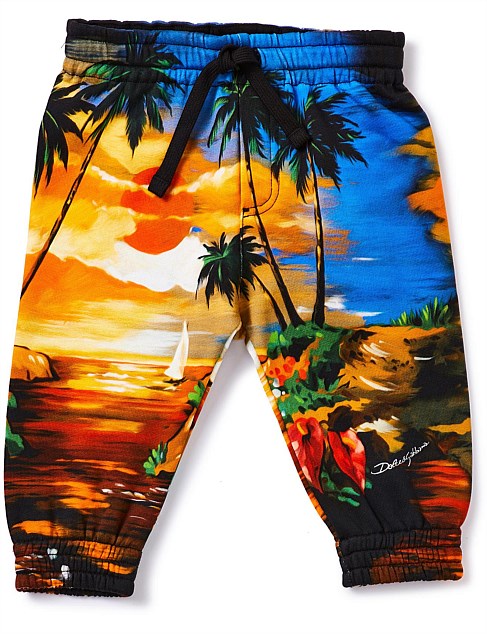 Dolce & Gabbana Hawaii Print Pants (6m-36m) | David Jones