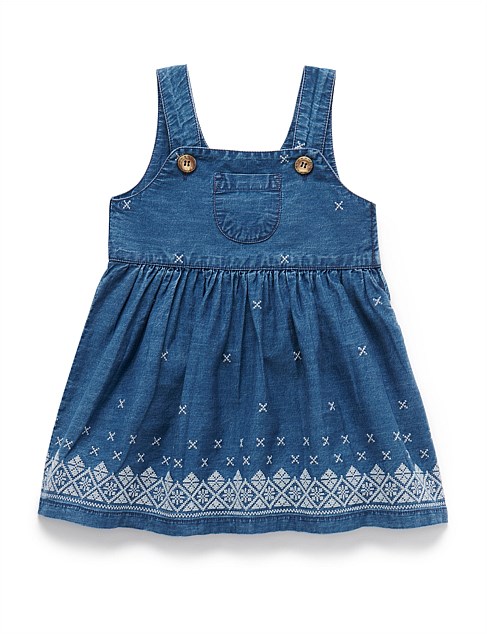 Purebaby Snowflake Pinnie | David Jones