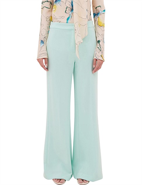 Bianca Spender Mint Crepe Lens Pant | David Jones