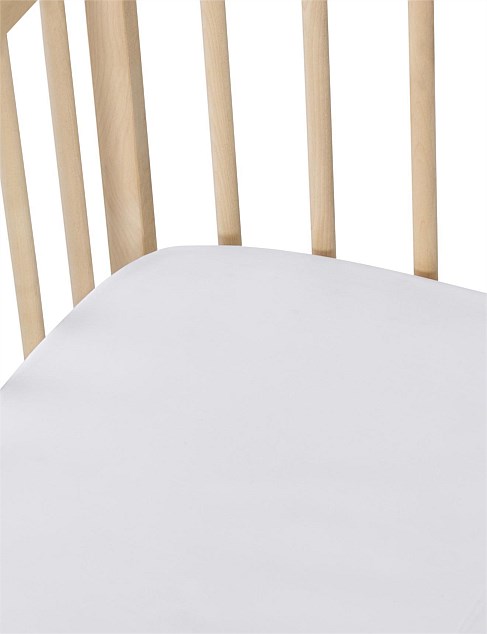 Sheridan Baby Cotton Lyocell Percale Fitted Sheet Bassinet In White ...