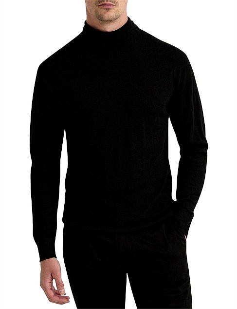 Oxford Aaron Merino Turtle Neck Pullover | David Jones