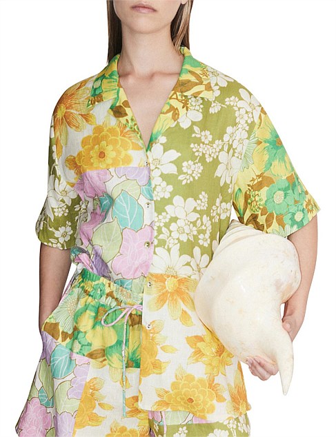 Alémais Elora Patchwork Shirt | David Jones