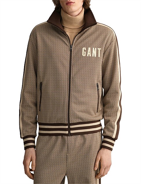 Gant D1. Houndstooth Tracksuit Jacket | David Jones