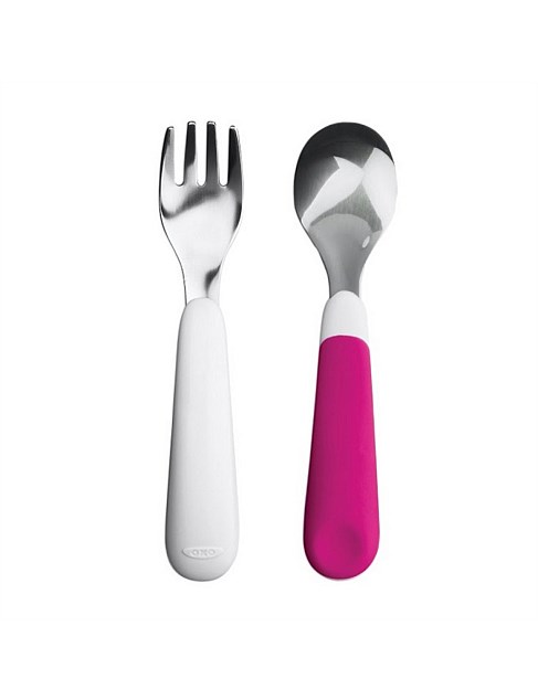Oxo Oxo Tot Fork & Spoon Set | David Jones
