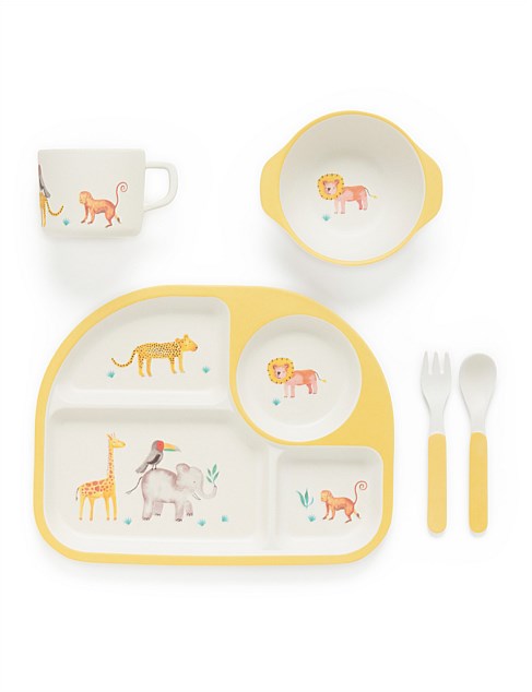 Purebaby Dinnerware Set -Safari | David Jones