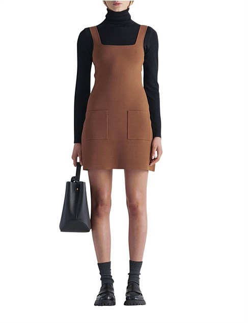Elka Collective Lui Knit Mini Dress In Tan | David Jones