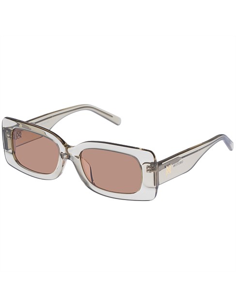 Oroton Noah Green Rectangle Sunglasses | David Jones