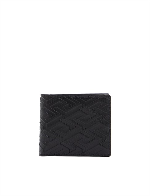 Versace Collection Greca Embossed Card Wallet | David Jones