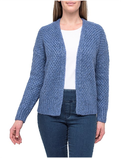 Jump Texture Pattern Cardigan | David Jones