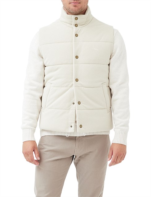 Rodd & Gunn Lake Ferry Vest -Sand | David Jones