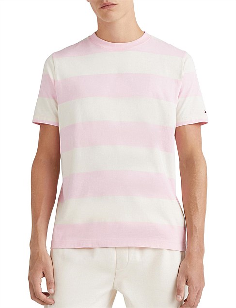 Tommy Hilfiger Rugby Block Stripe Tee | David Jones