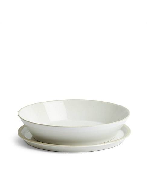 Royal Doulton Urban Dining Bowl & Plate/lid White, 4 Piece Set | David Jones