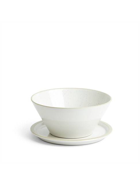 Royal Doulton Urban Dining Bowl & Plate/lid White, 4 Piece Set | David Jones