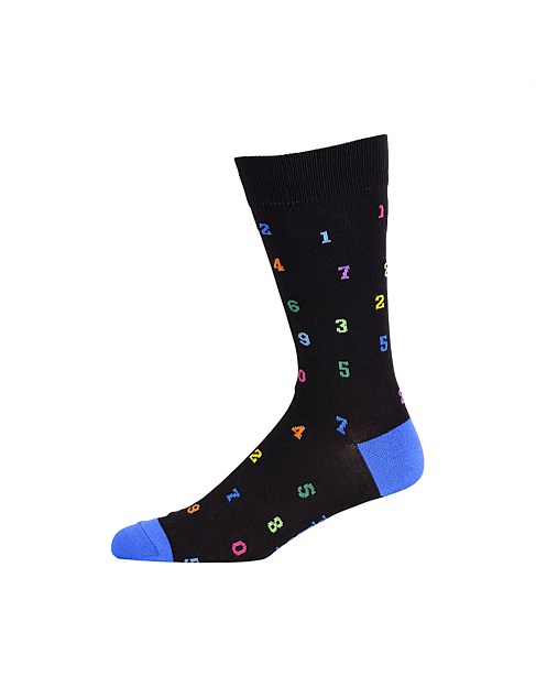 Bamboozld Numbers Bamboo Sock | David Jones