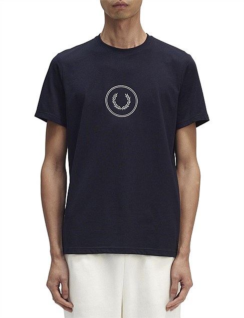 Fred Perry Circle Branding T Shirt | David Jones
