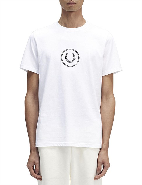 Fred Perry Circle Branding T Shirt | David Jones