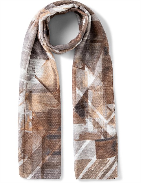 Milana Abstract Scarf | David Jones