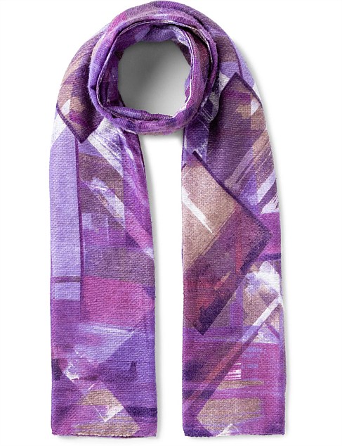 Milana Abstract Scarf | David Jones