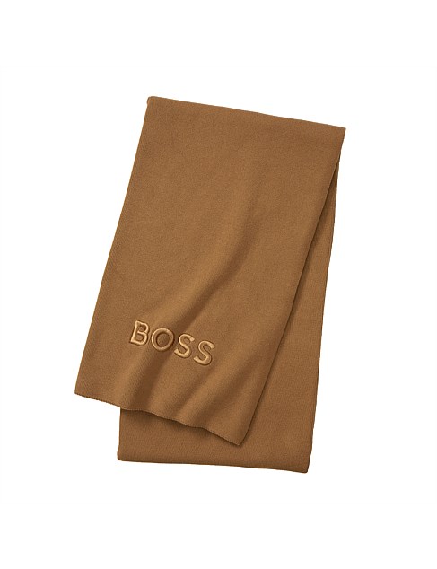 Boss Boldlogo Camel Throw 13x170cm | David Jones