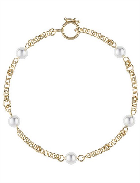 Spinelli Kilcollin Akoya Gravity Gold Chain Bracelet | David Jones