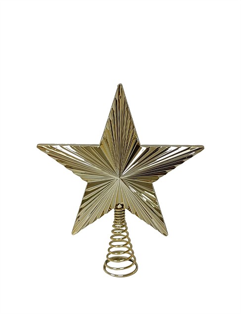 David Jones Collection 27cm Gold Guiding Star Tree Topper | David Jones