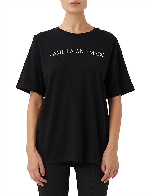 C&m Camilla and Marc Asher T-shirt Black | David Jones