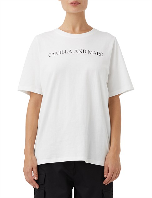 C&m Camilla and Marc Asher T-shirt White | David Jones
