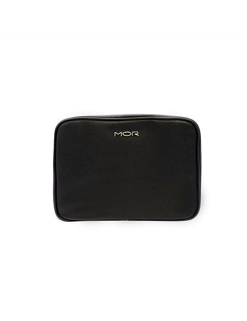 Mor Hanging Fold-out Cosmetic Bag -Black | David Jones