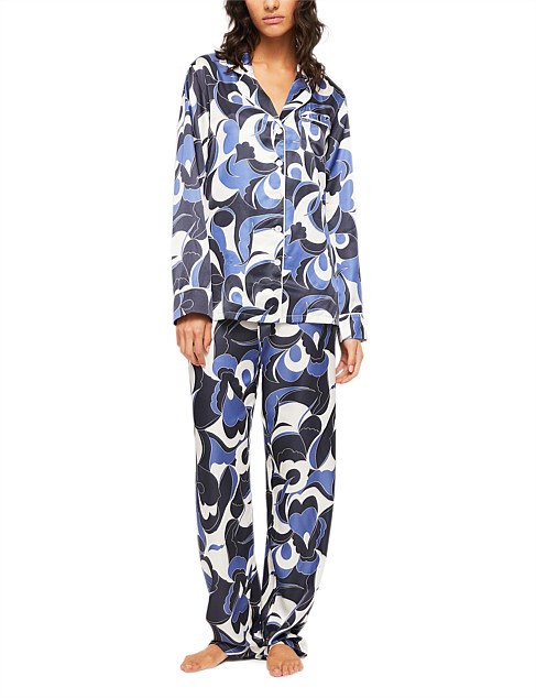 Ginia Fine Finishes Long Sleeve Pant Pyjama Set | David Jones
