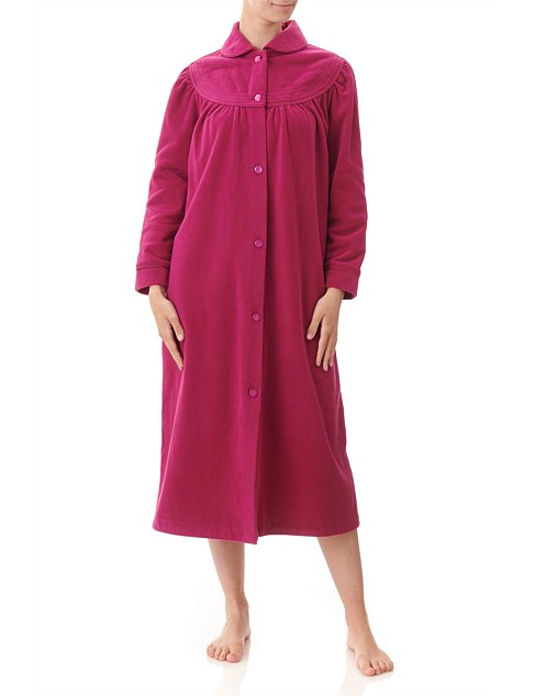 Givoni Long Sleeve Mid Gown With Button Front | David Jones