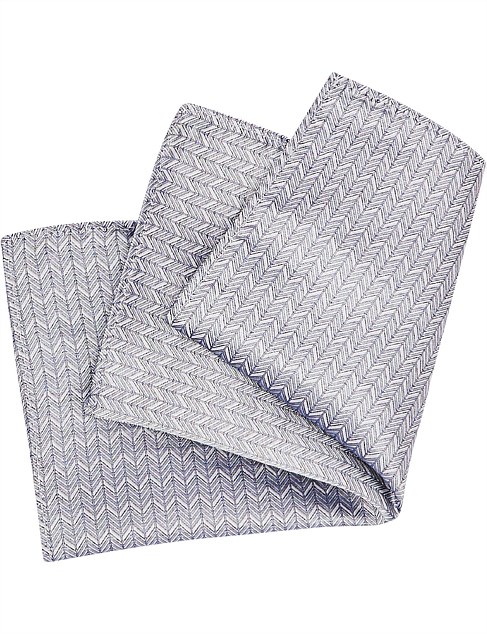 Calvin Klein Diagonal Herringbone Pocketsquare | David Jones
