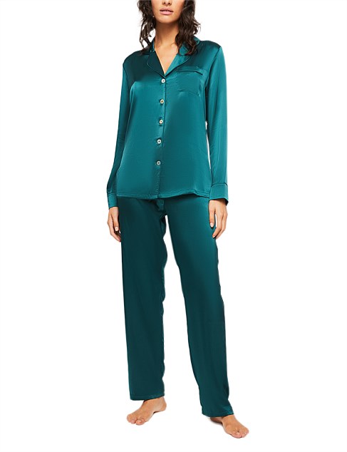 Ginia Fine Finishes Long Sleeve Pant Pj Set | David Jones