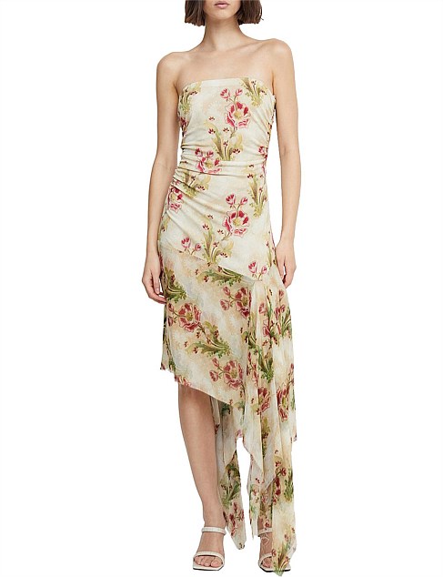 Bec + Bridge Monette Asym Strapless Maxi | David Jones