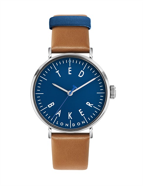 Ted Baker Dempsey Tan Eco-leather Strap Watch | David Jones