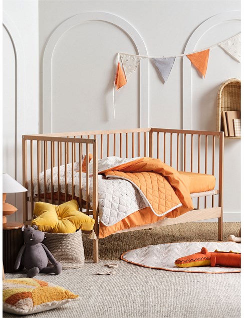 Linen House Kids Kids Smiles All Round Cot Coverlet | David Jones