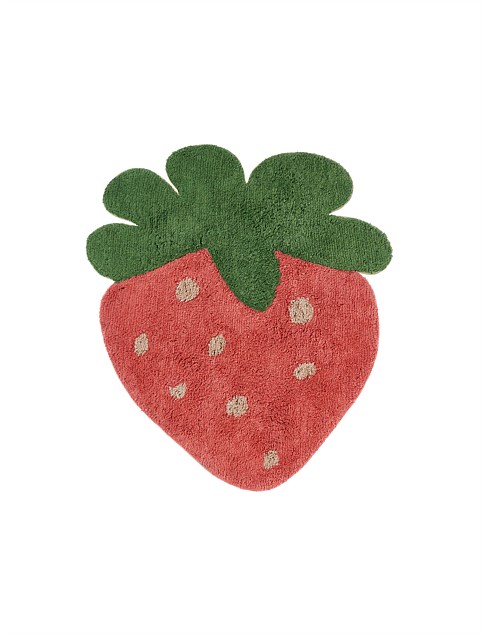 Linen House Kids Strawberry Shaped Rug | David Jones
