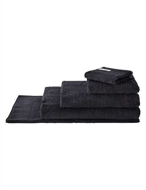 Sheridan Living Textures Hand Towel Carbon | David Jones