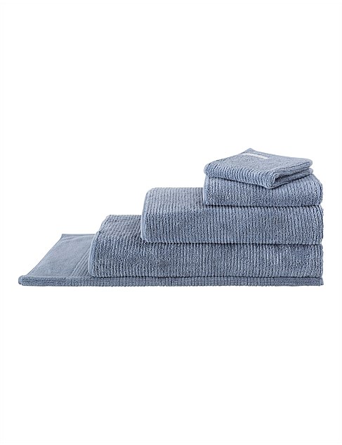 Sheridan Living Textures Hand Towel Orient Blue | David Jones