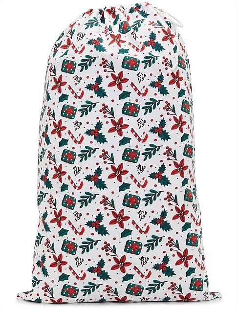 David Jones Collection Holly & Ivy Cotton Ham Bag | David Jones