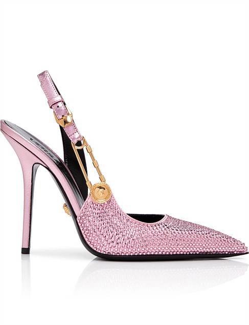 Versace Safety Pins Slingback Pump 110 | David Jones