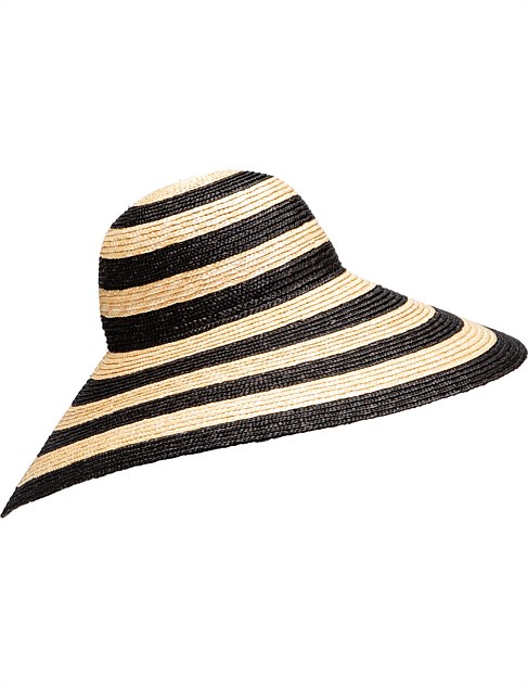 Milana Natural Straw Wide Brim Pamela | David Jones