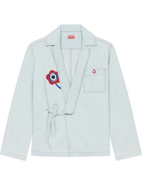 Kenzo Target Bleach Kimono Shirt | David Jones