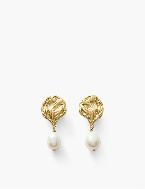 Witchery Molten Pearl Drop Earring | David Jones