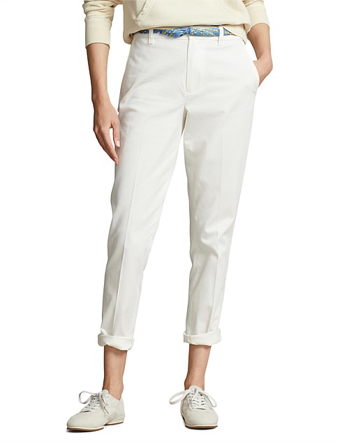 Polo Ralph Lauren Cropped Slim Fit Twill Chino Pant | David Jones