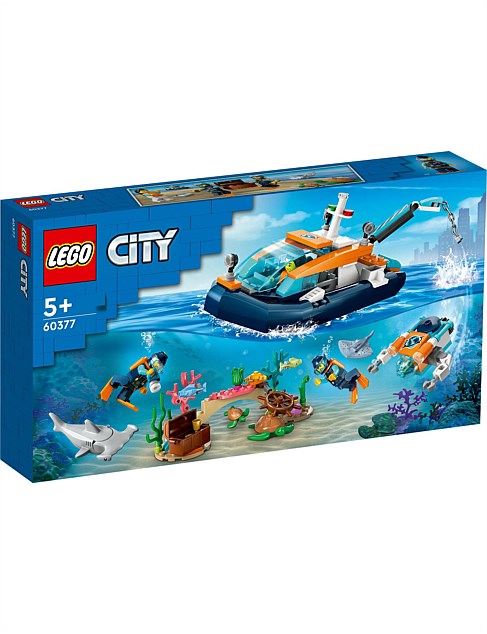 Lego Lego® City Explorer Diving Boat 60377 | David Jones