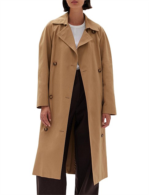 Assembly Label Trench Coat Tan | David Jones