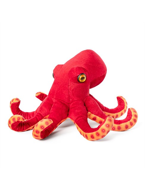 Living Nature Common Octopus Plush Toy | David Jones