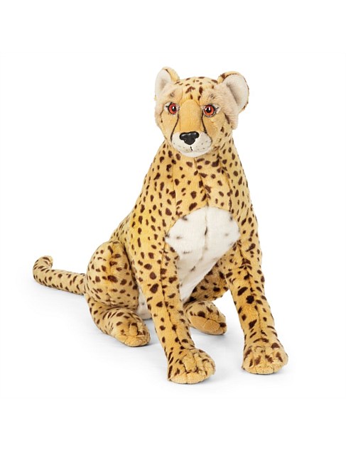 Living Nature Giant Cheetah Plush Toy | David Jones