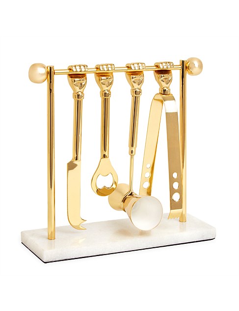 Jonathan Adler Barbell Barware Set | David Jones